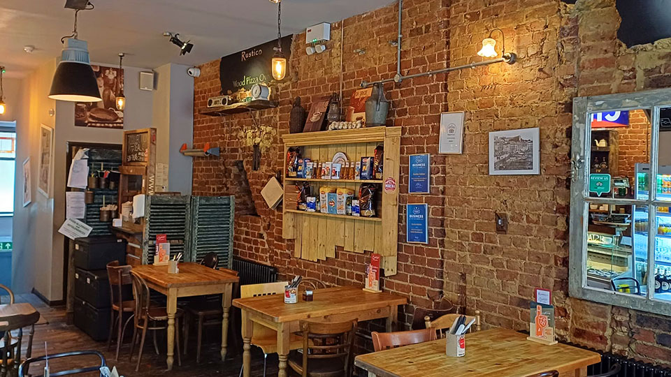 Interior Rustico Do Cafe Rustico Bexhill Restaurant HappyCow